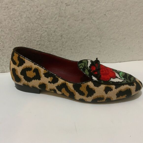 kate spade | Shoes | Katespade Devi Needlepoint Loafer Textile Leopard ...
